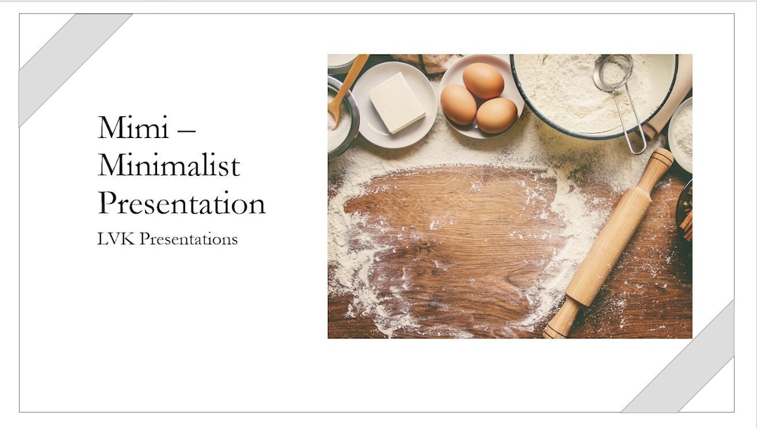 Mimi - Minimalistic Modern Powerpoint Presentation Template - Etsy