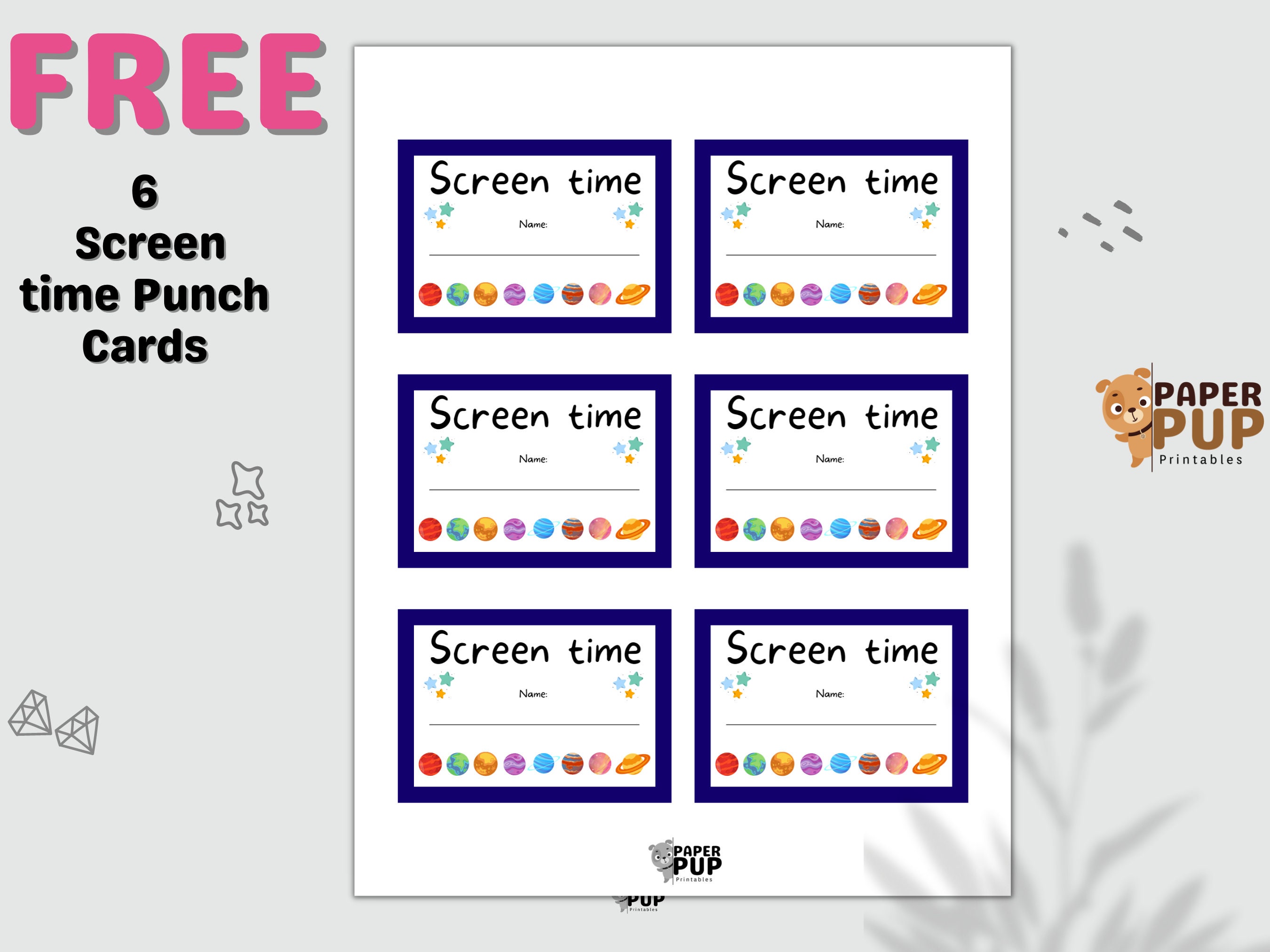 Editable Space Reward Chart Printable Space Behavior Chart - Etsy Ireland