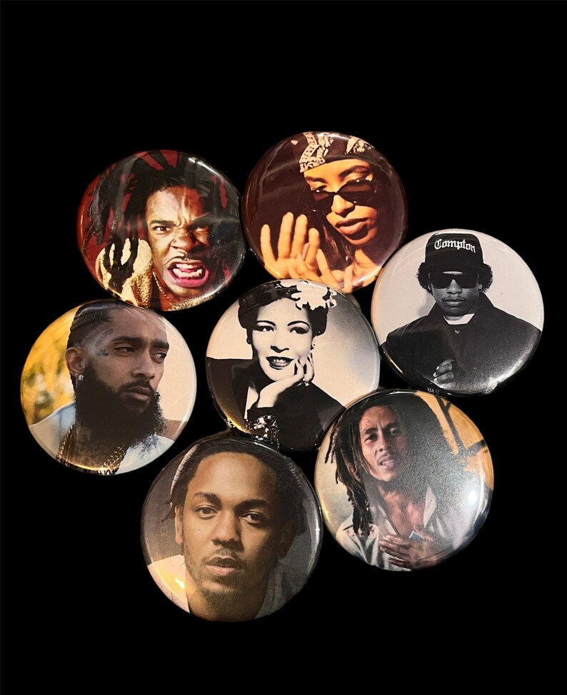 Musicians African American Icons Pinback Buttons 2.25 - Etsy
