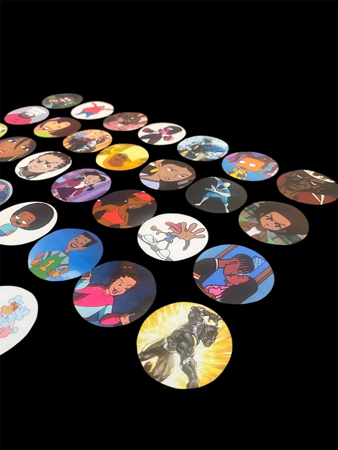 Cartoon Character African American Icons Pinback Button - Etsy