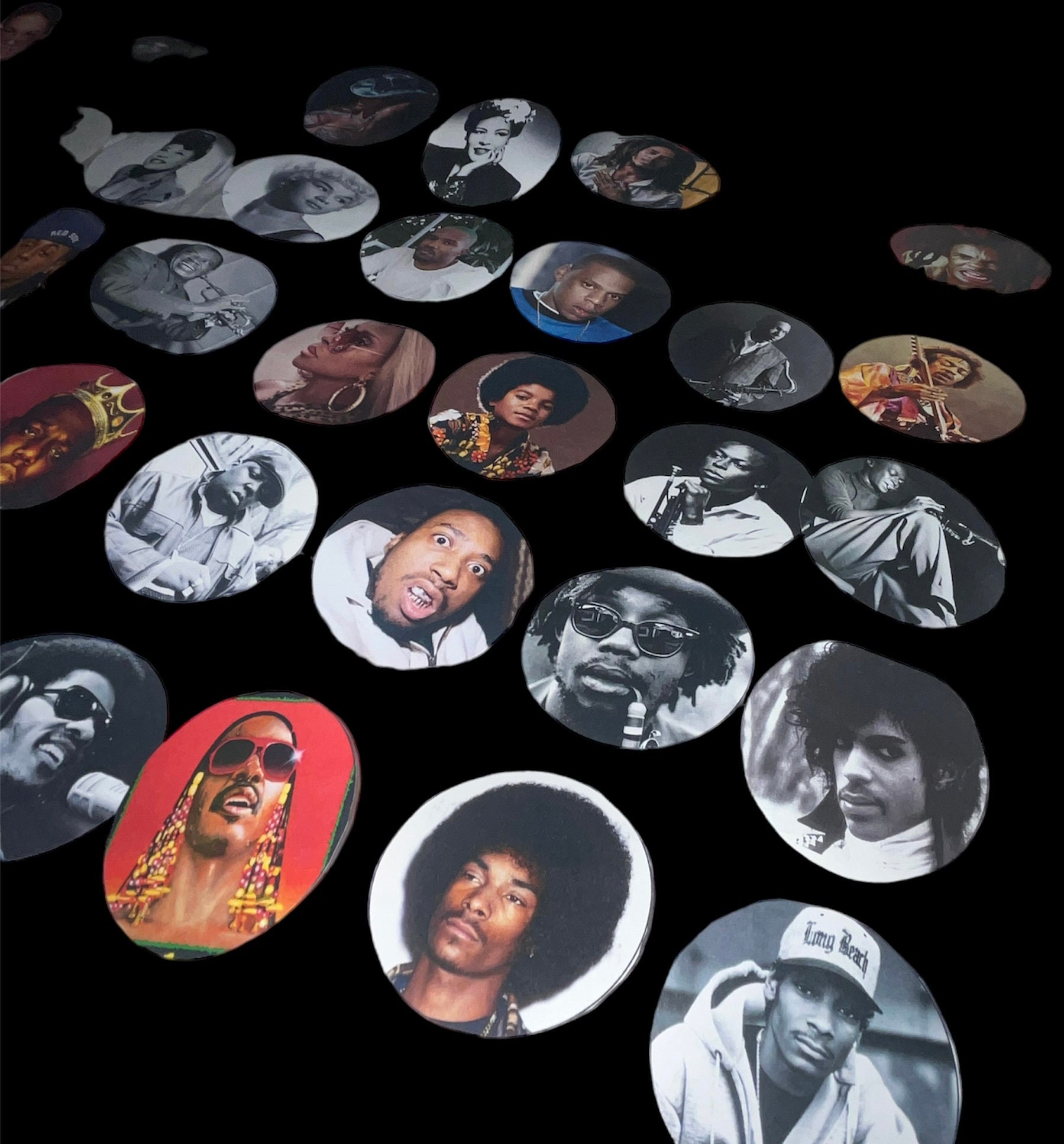 Musicians African American Icons Pinback Buttons 2.25 - Etsy