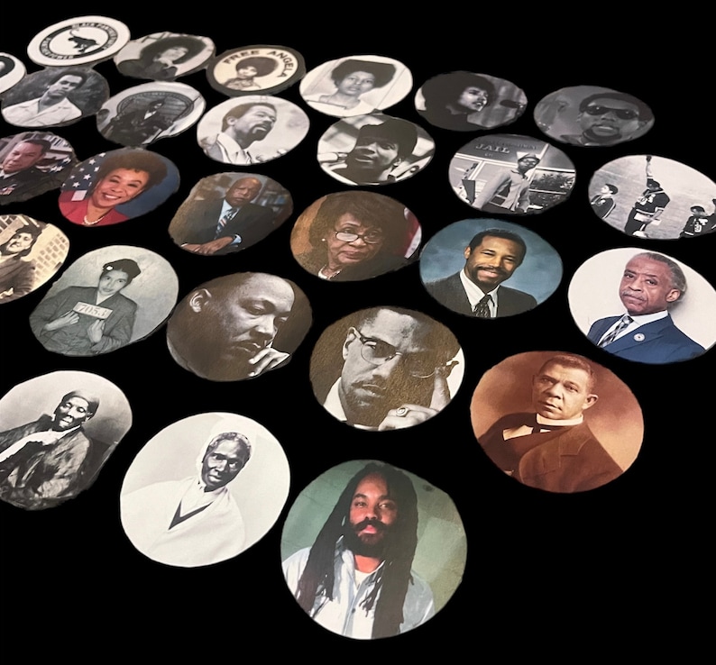 Civil Rights/political African American Icons Pinback Buttons 2.25 - Etsy