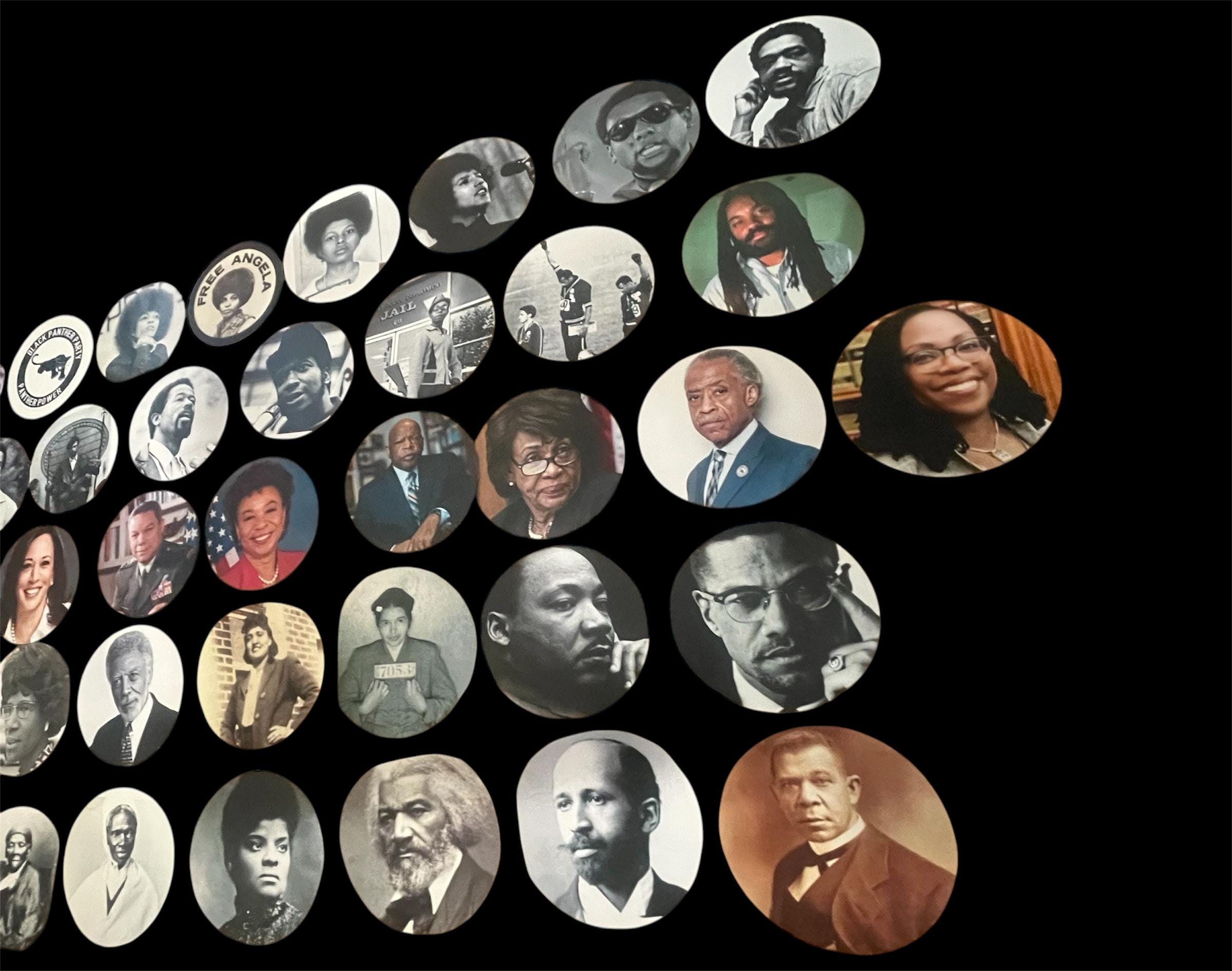 Civil Rights/political African American Icons - Pinback Button - Etsy