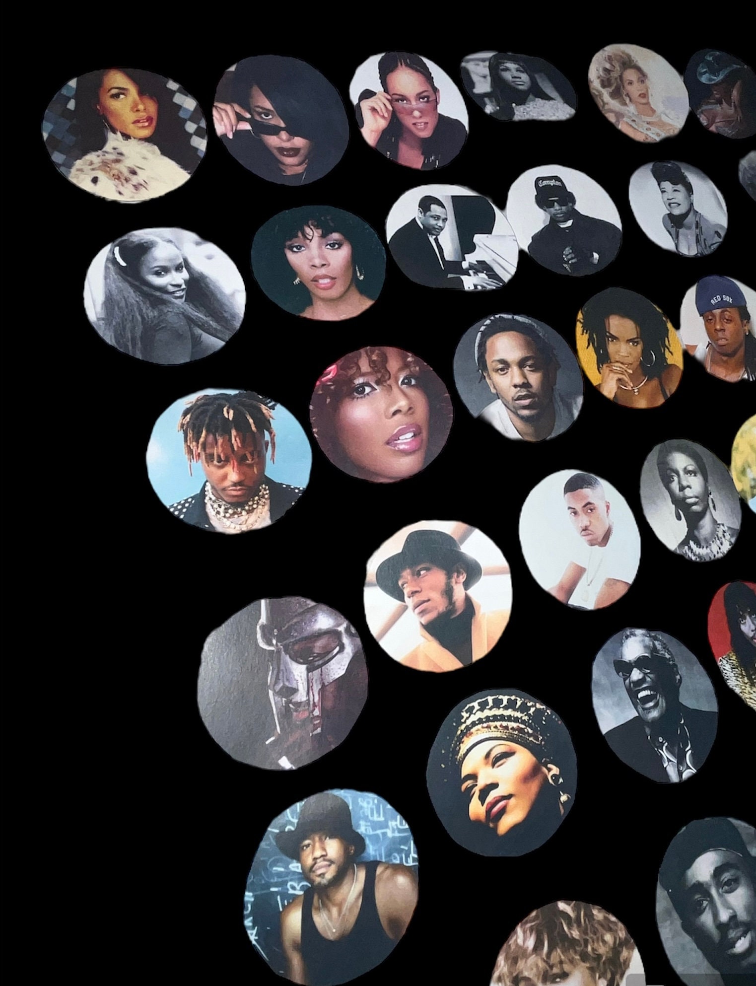 Musicians African American Icons Pinback Buttons 2.25 - Etsy