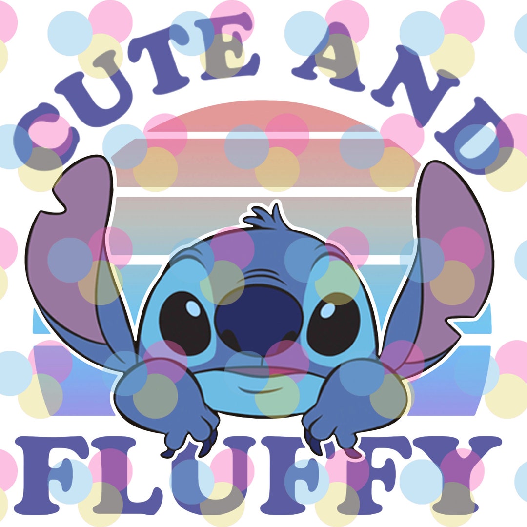 Stitch Cute and Fluffy Vintage Stitch Png Head Sitch Circle - Etsy