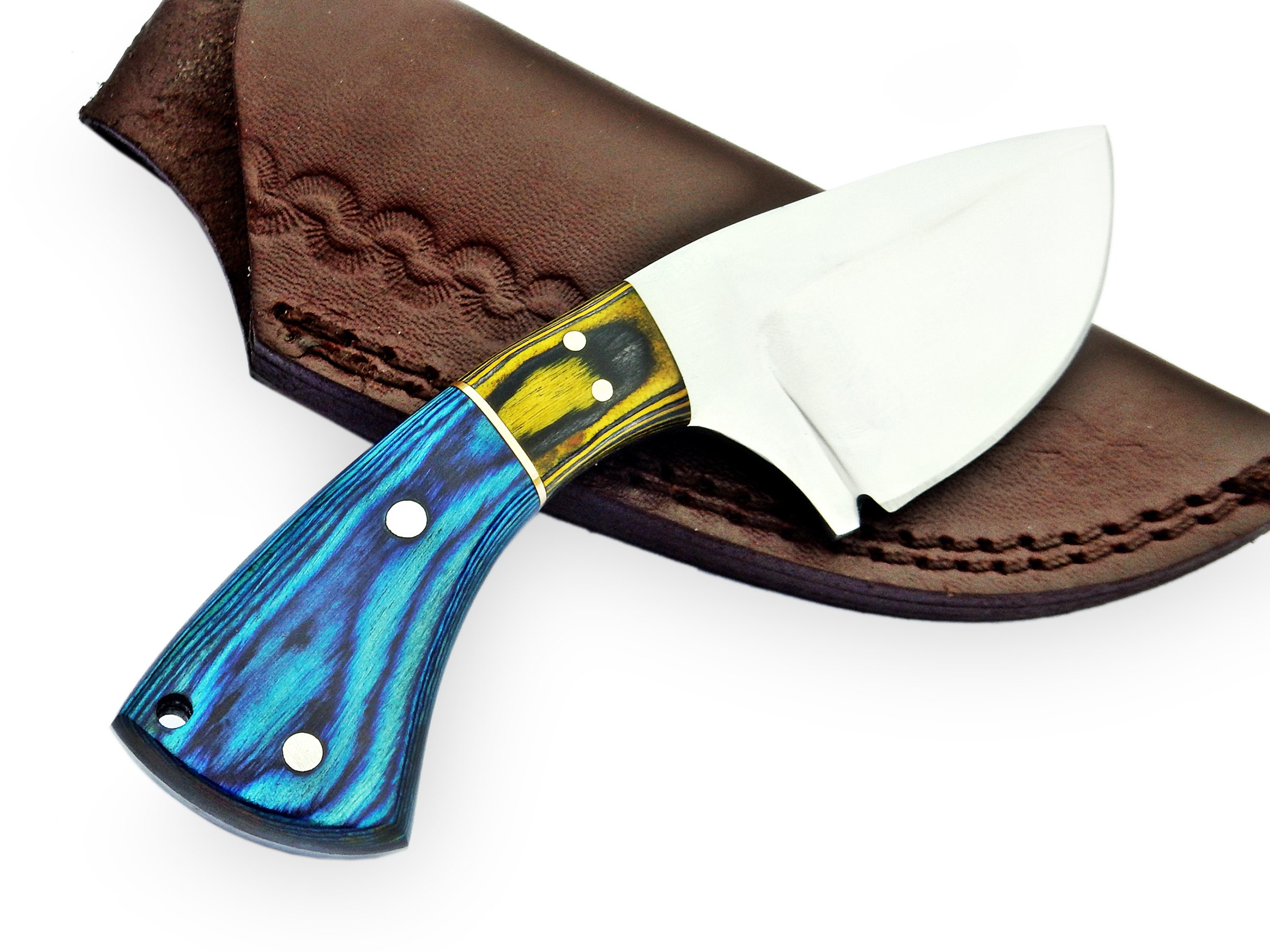 Handmade D2 Steel Skinner/hunting Knife Overall Size 6" Handle Make ...