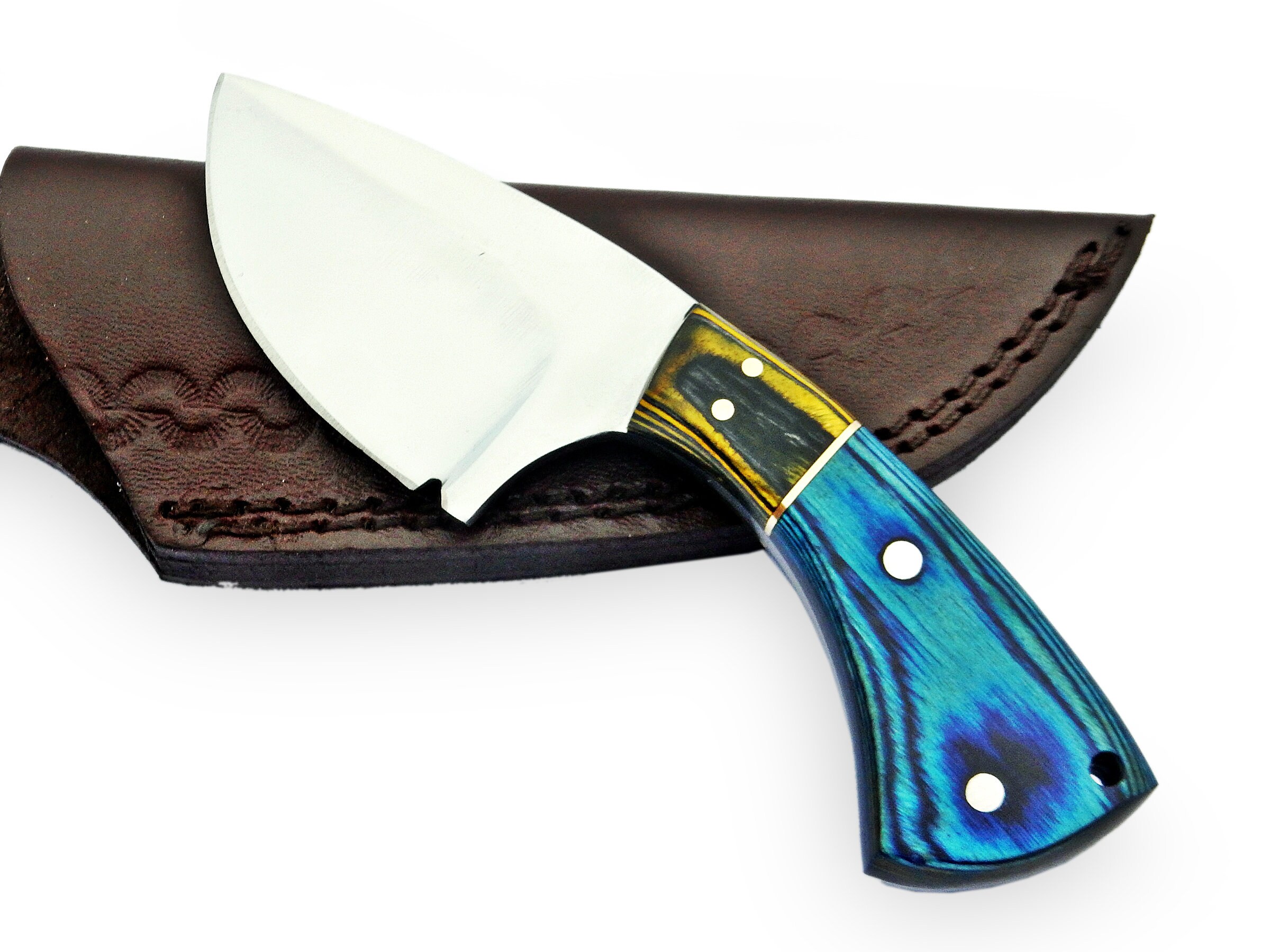 Handmade D2 Steel Skinner/hunting Knife Overall Size 6" Handle Make ...
