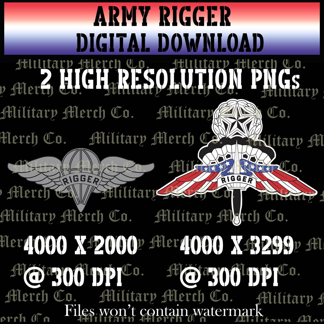 Army Rigger, Military PNG - Etsy