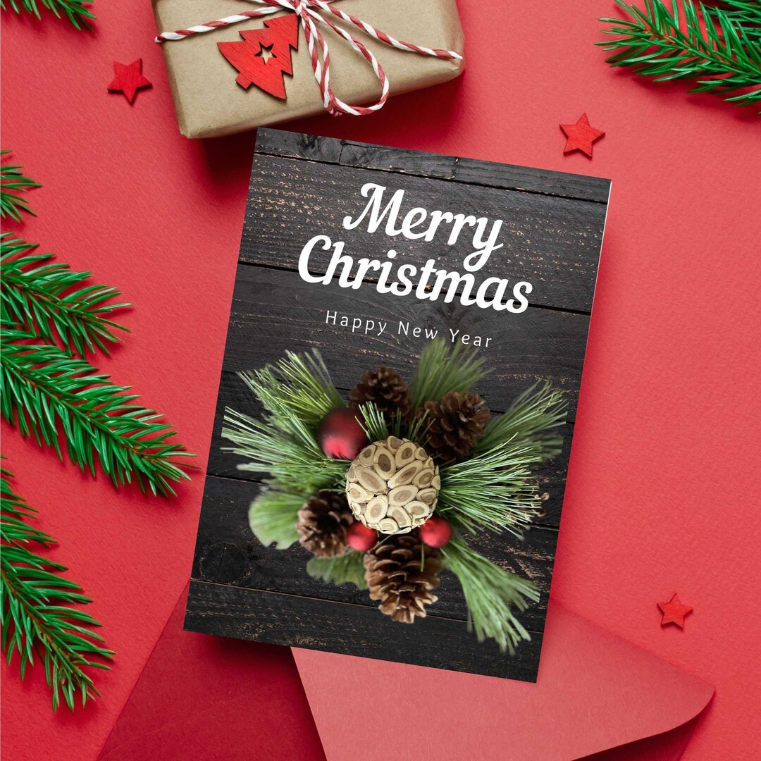 Christmas Art Card, Country Christmas Card, Christmas Prints, Rustic ...