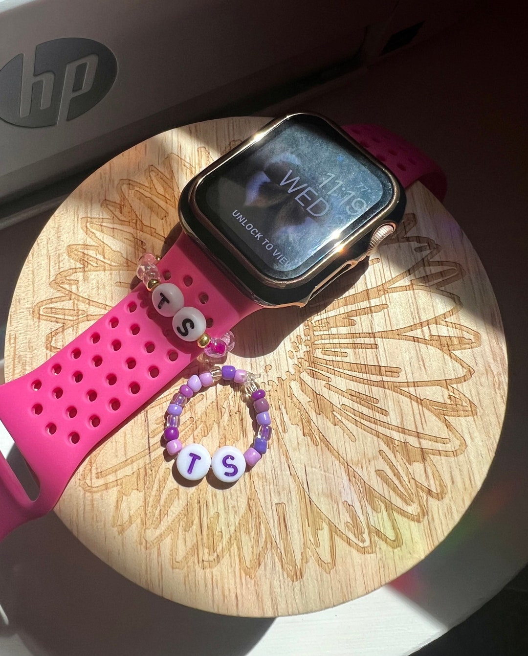 TS Inspired Beaded Watch Charms, Swiftie Halo Rings, Mini Friendship ...