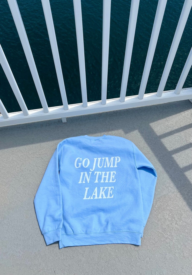 Go Jump in the Lake Crewneck | Lake Clothes | Summer Aesthetic | Summer ...