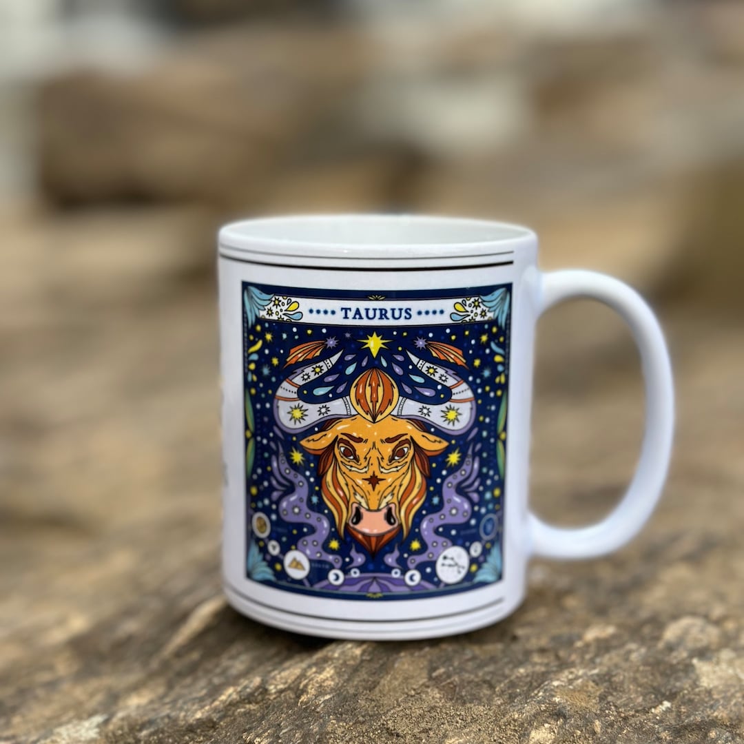 Taurus Zodiac Mug, Taurus, Personalized Zodiac Mug Birthday Gift for ...