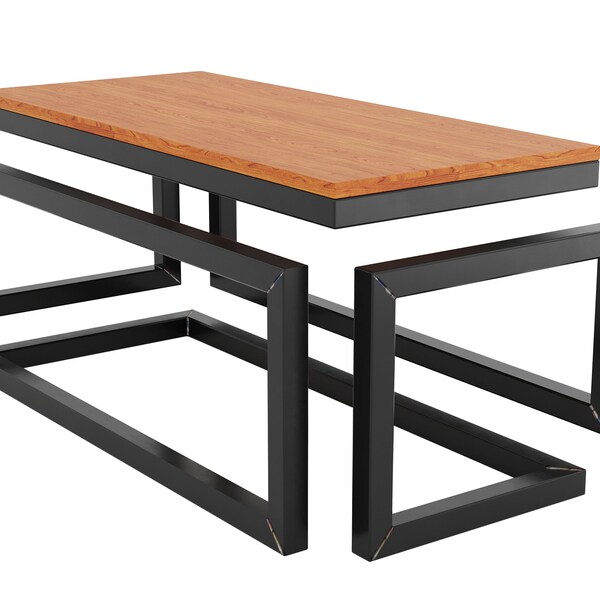 Industrial Coffee Table - Etsy