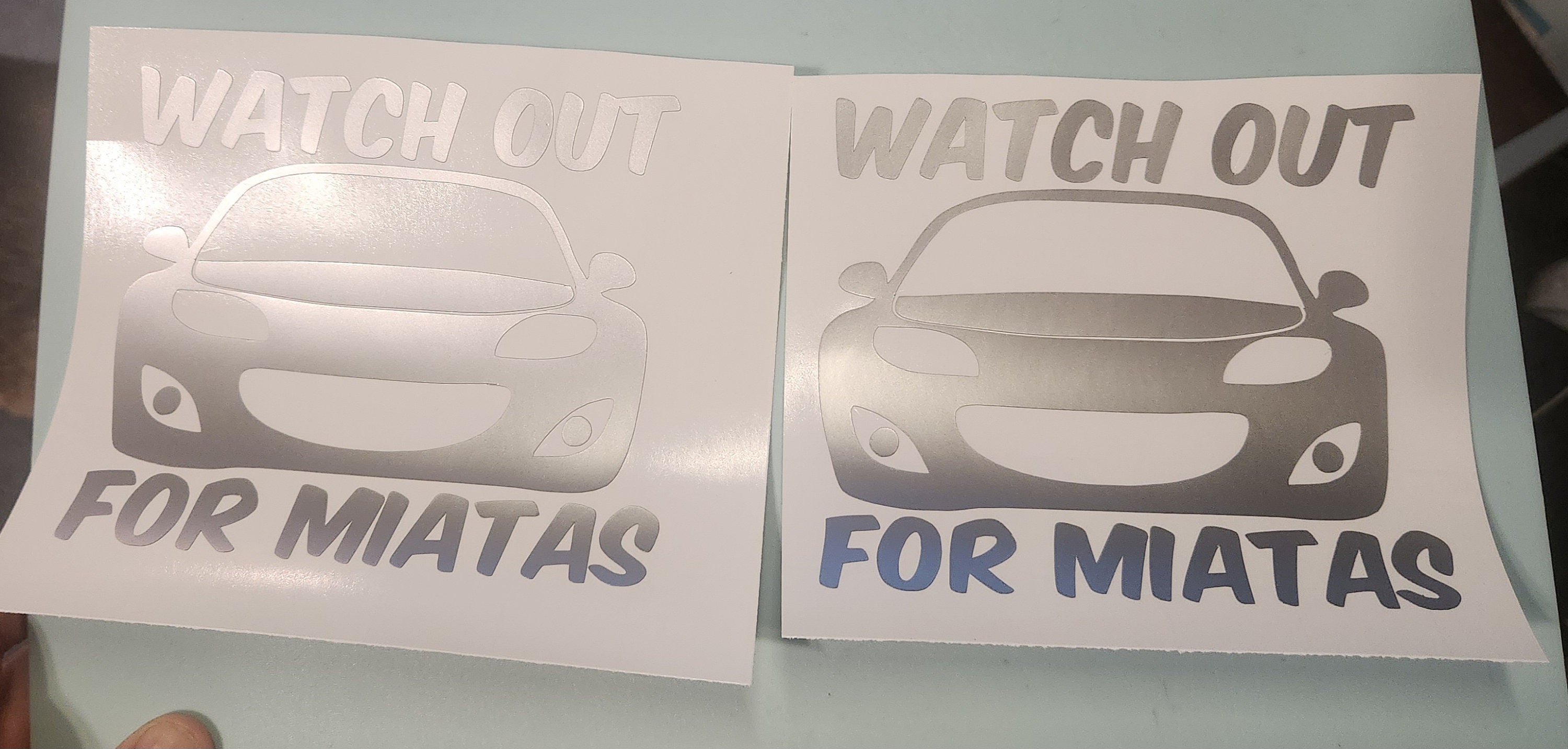 Watch Out for Miatas Vinyl Decal/ Nc1 Nc2 Na Miata/ Water - Etsy