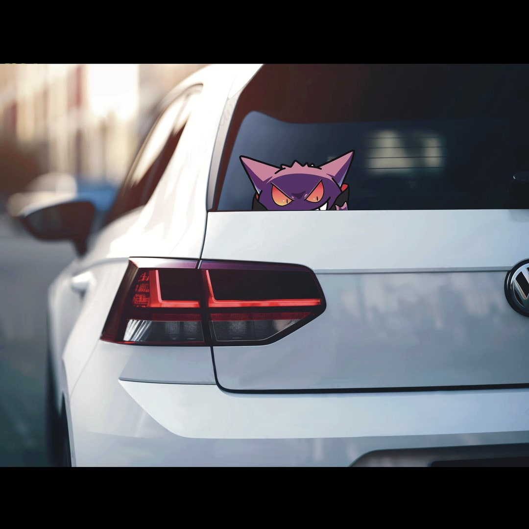 Ghost Sticker Peeking Ghost Car Sticker Peeking Vinyl Car Decal Weather ...