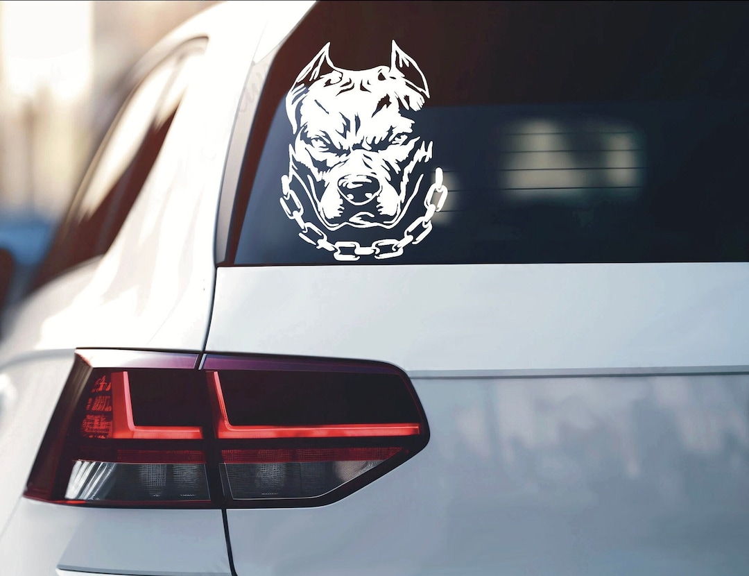 Pit Bull Vinyl Graphics Decal - Etsy