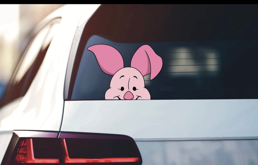 Peeking Pig Peeker Bumper Window Vinyl Decal Movie Stickers - Etsy