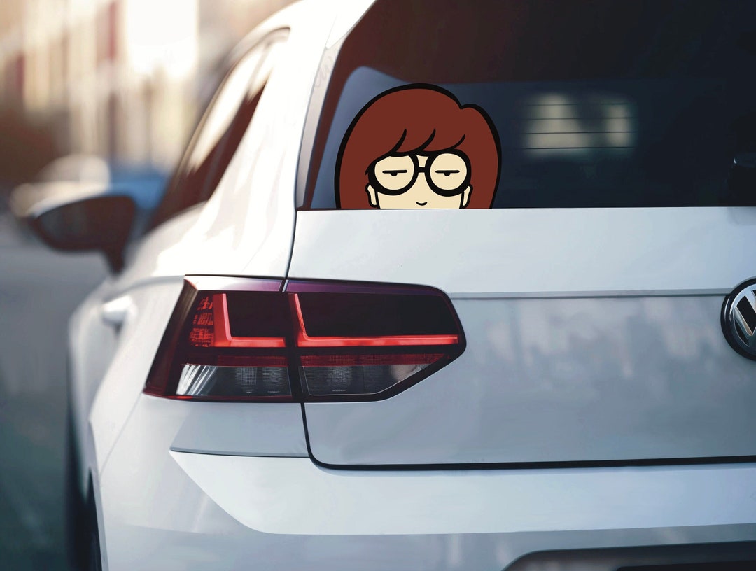 Daria Peeking Vinyl Sticker Car Window Decal Vinyl Peeking Water ...