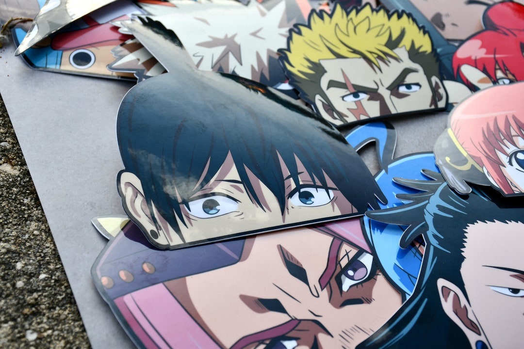 Custom Character Peeker Sticker/ Your Choice Character Sticker/ Cartoon ...