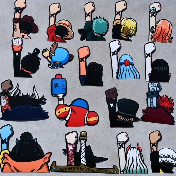 Car Stickers Anime One Piece - Etsy