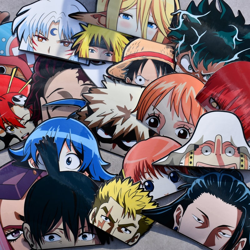 Anime Car Decal - Etsy