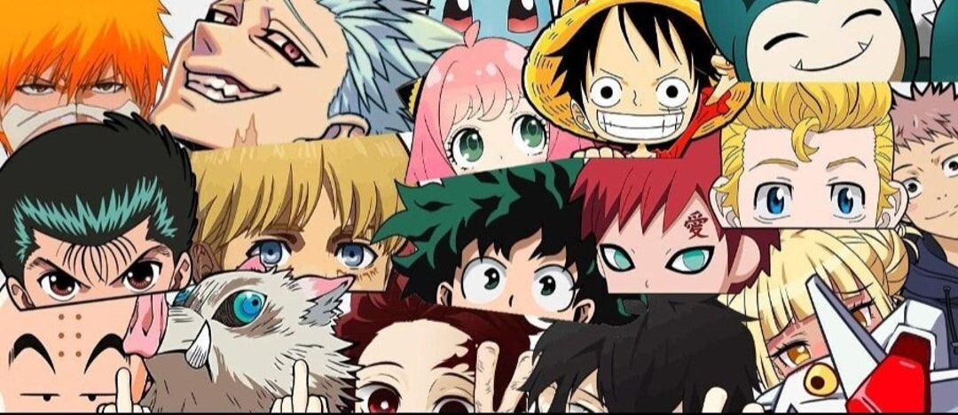 Anime Character Peeker of Your Choice/ Custom Anime Peeker/ Anime ...