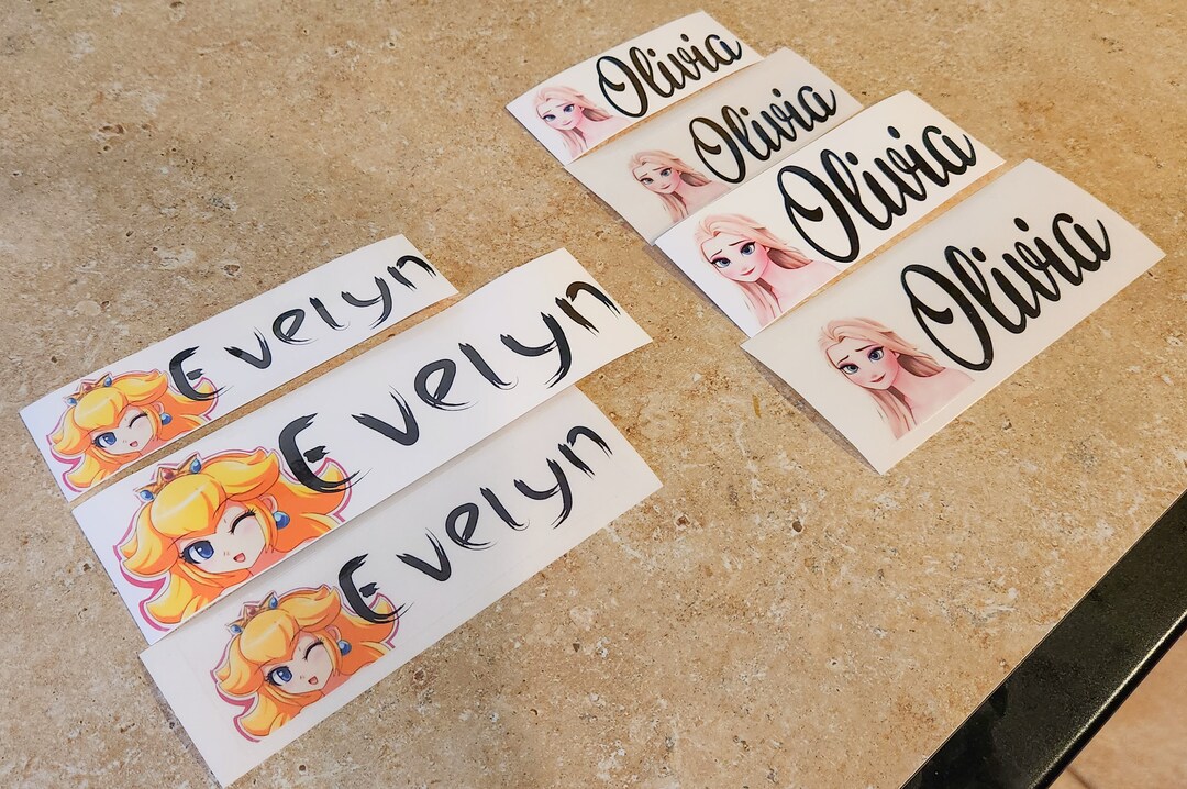 Child's Name Tag/ Name Tag for Luggage/ Children's Lunch Box Name Tag ...