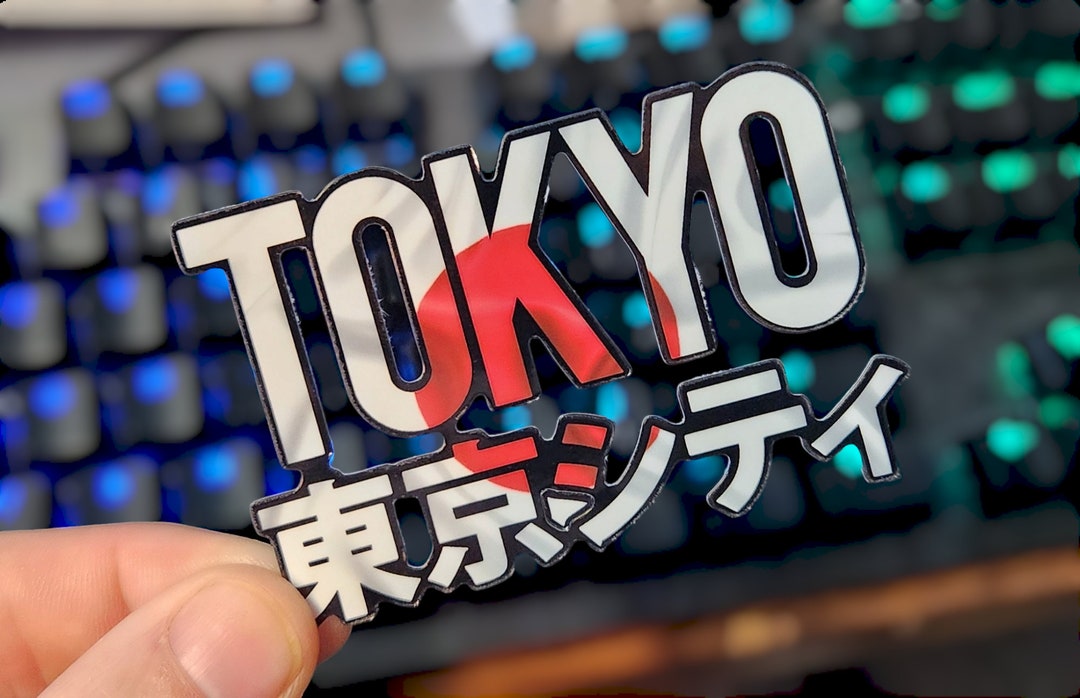 Tokyo Japan Japanese Vinyl Water Resistant Sticker Cool Japanese ...