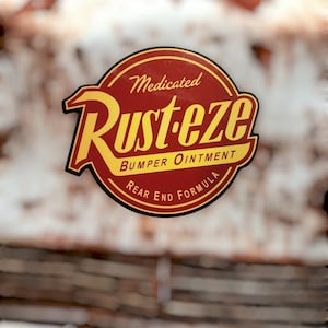 Rusteze Vinyl Sticker/ Cars /radiator Springs / Lightning Mcqueen ...
