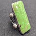 Large Gaspeite Stone Silver Ring Women's Size 6.25 Made in USA - Etsy