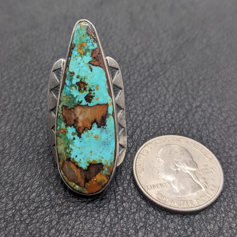 High Grade Turquoise Ring - Etsy