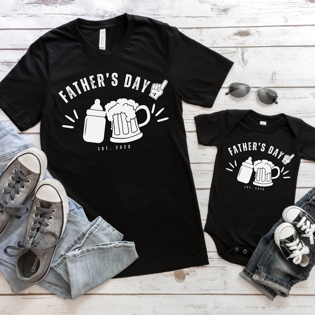Our First Father's Day Together, Matching Daddy and Me Shirt, Father's ...