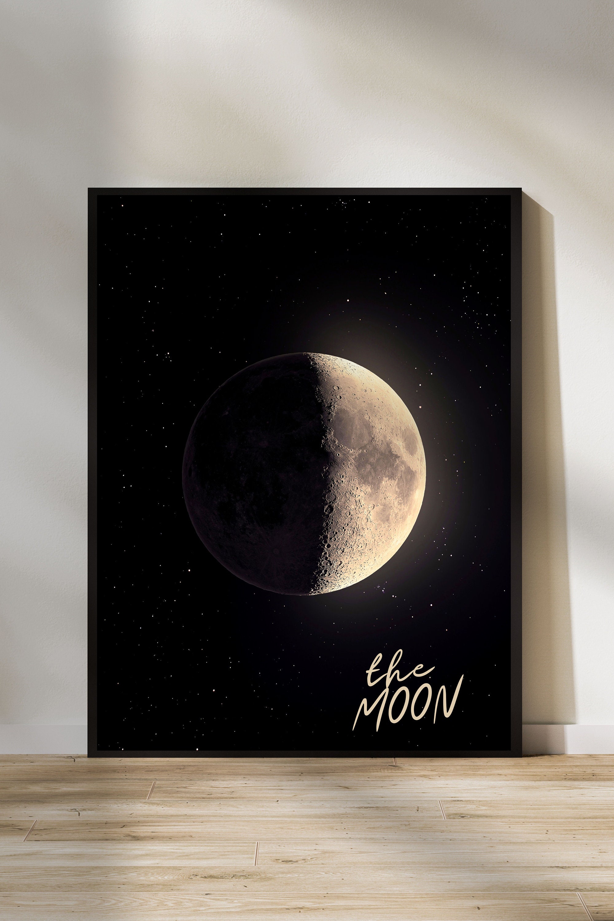 Moon Wall Art Moon Poster Moon Printable Art Solar System Planets ...