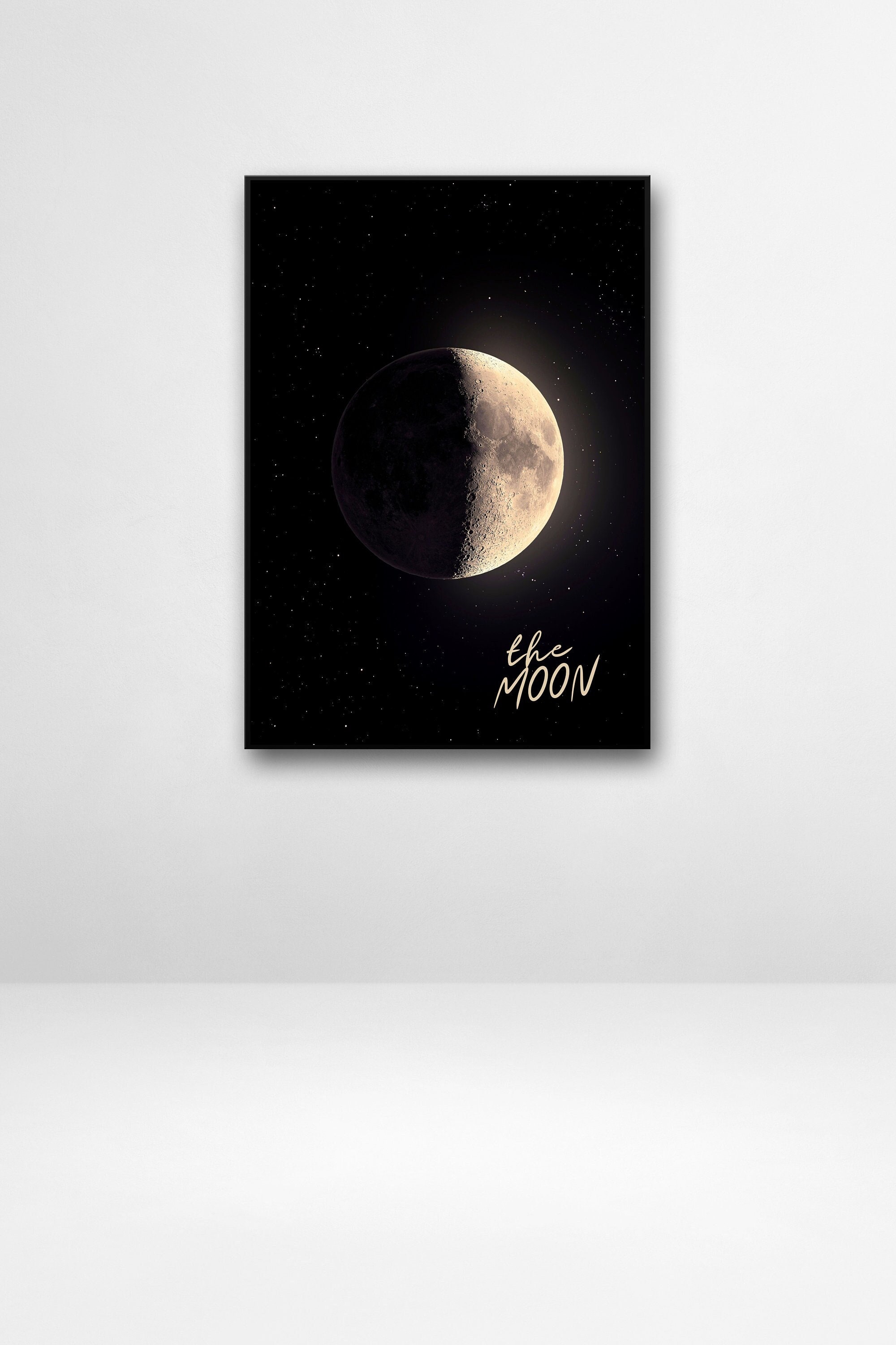 Moon Wall Art Moon Poster Moon Printable Art Solar System Planets ...