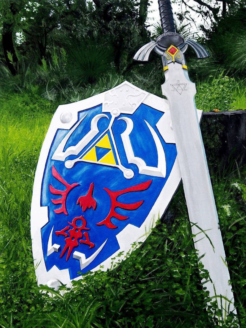 Legend of Zelda | Master Sword | Zelda Wall Art | Fan Art Commission ...