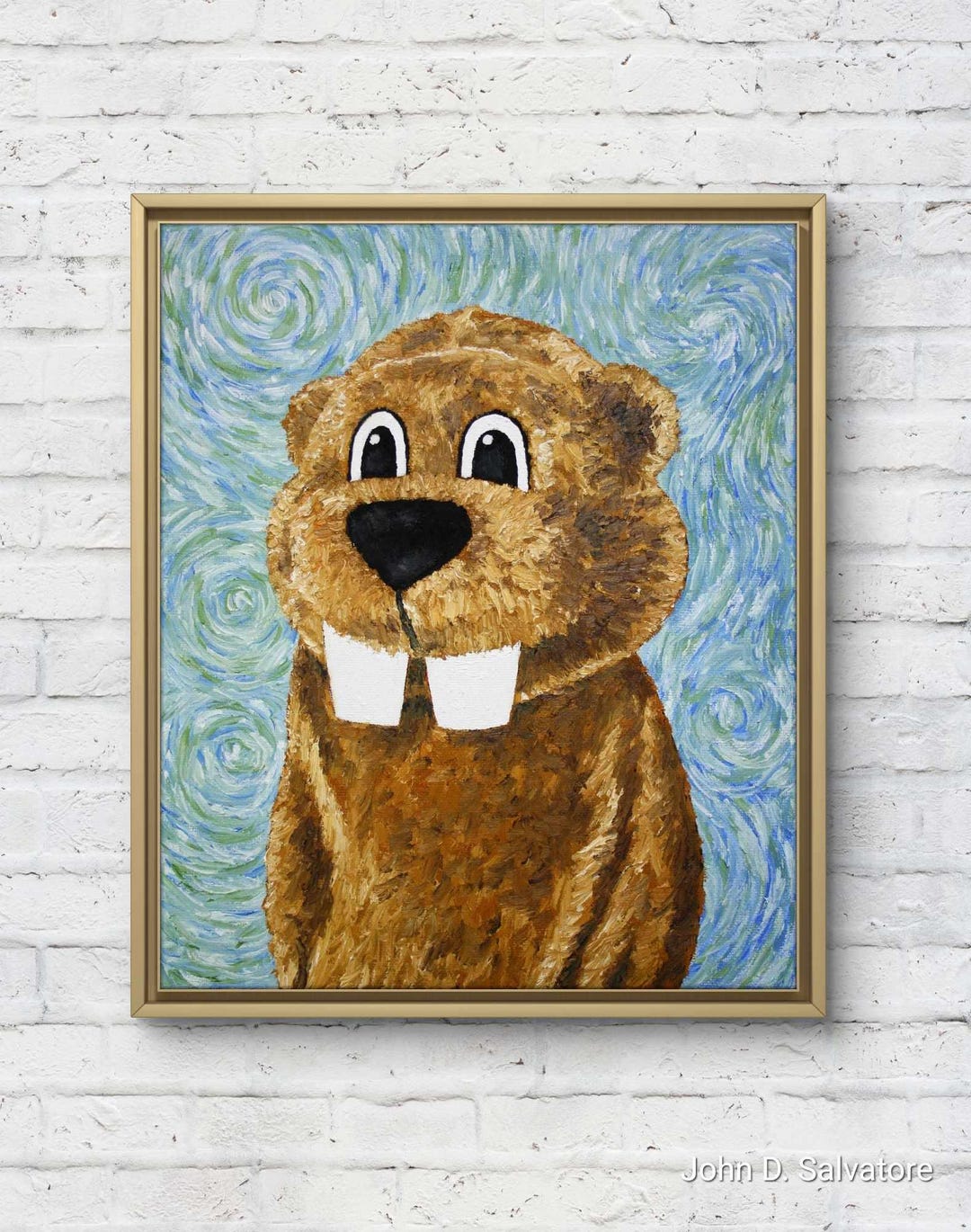 Hundreds of Beavers | 2 Piece Wall Art | Portrait Oil Painting ...