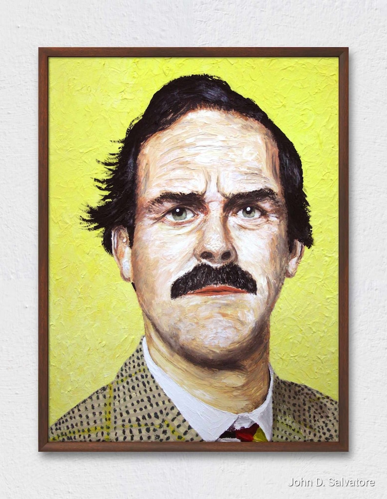 Basil Fawlty Towers Artwork | John Cleese British TV Comedy ...
