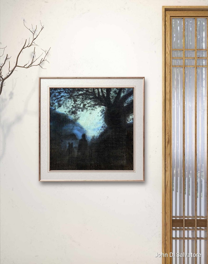 Andrei Tarkovsky Painting | Rustic Wall Painting | Nostalgia Landscape ...