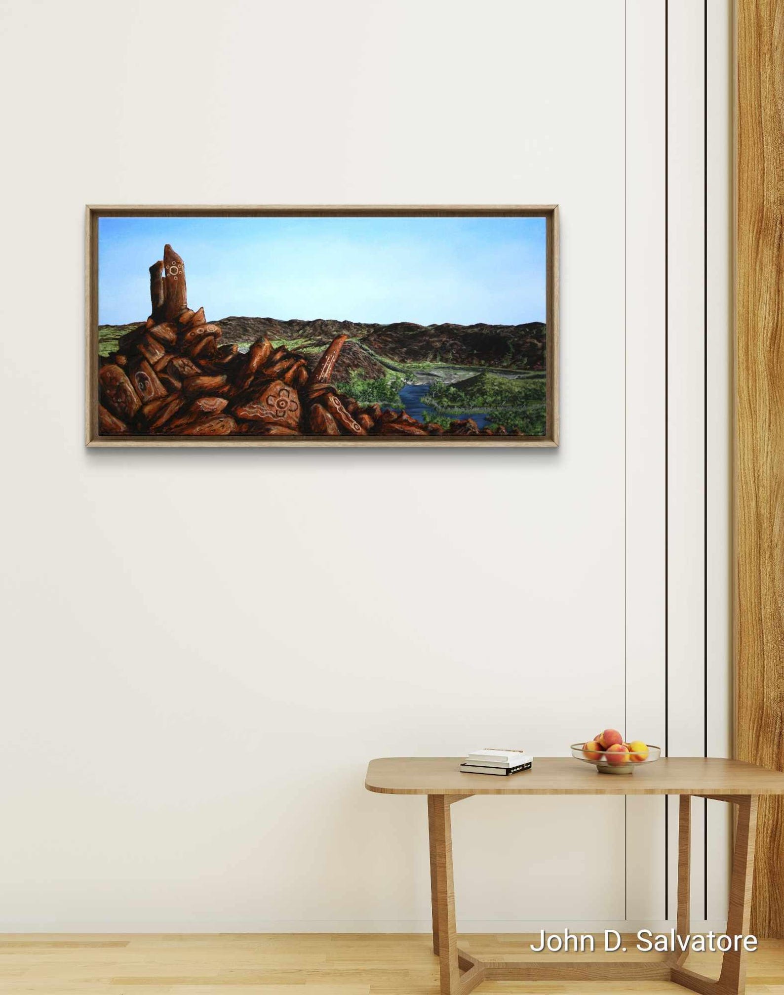 Aboriginal Art | Australia Pilbara | Painted Rock | Art Deco Wallpaper ...