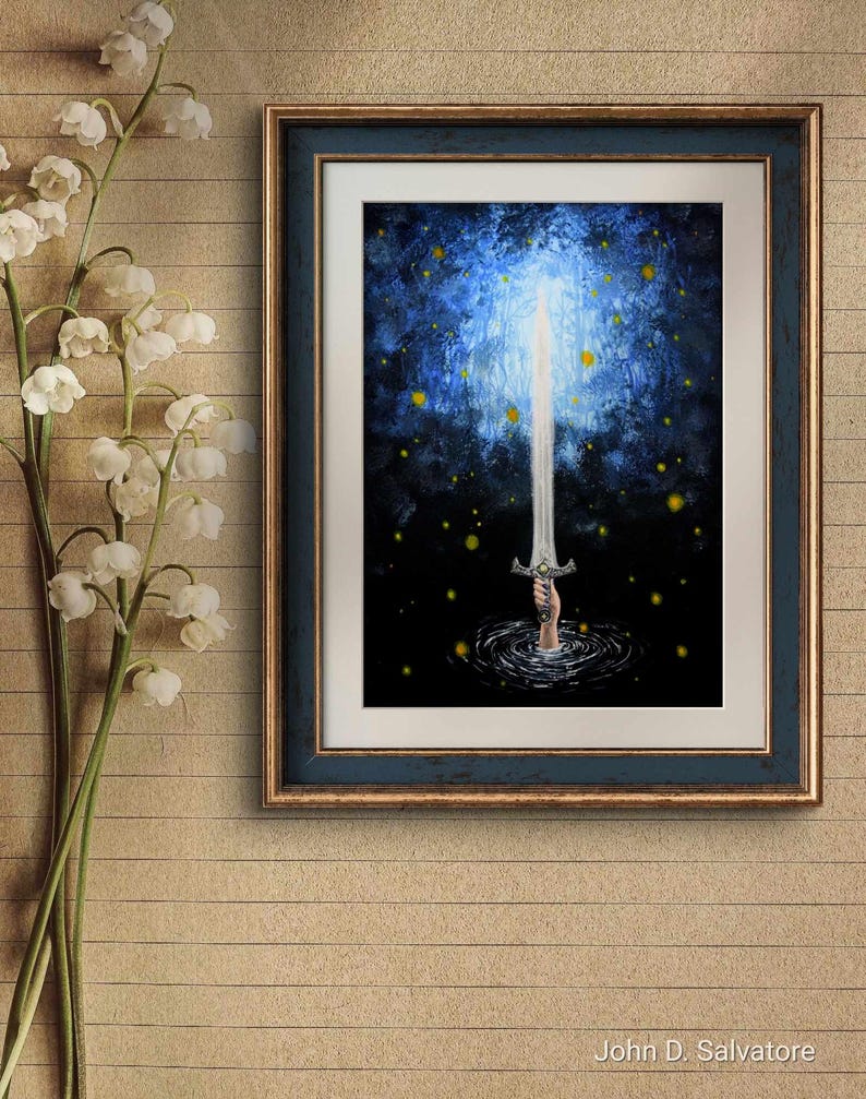 Excalibur Lady of the Lake Sword | Fantasy Mythology Fantasy Sword ...