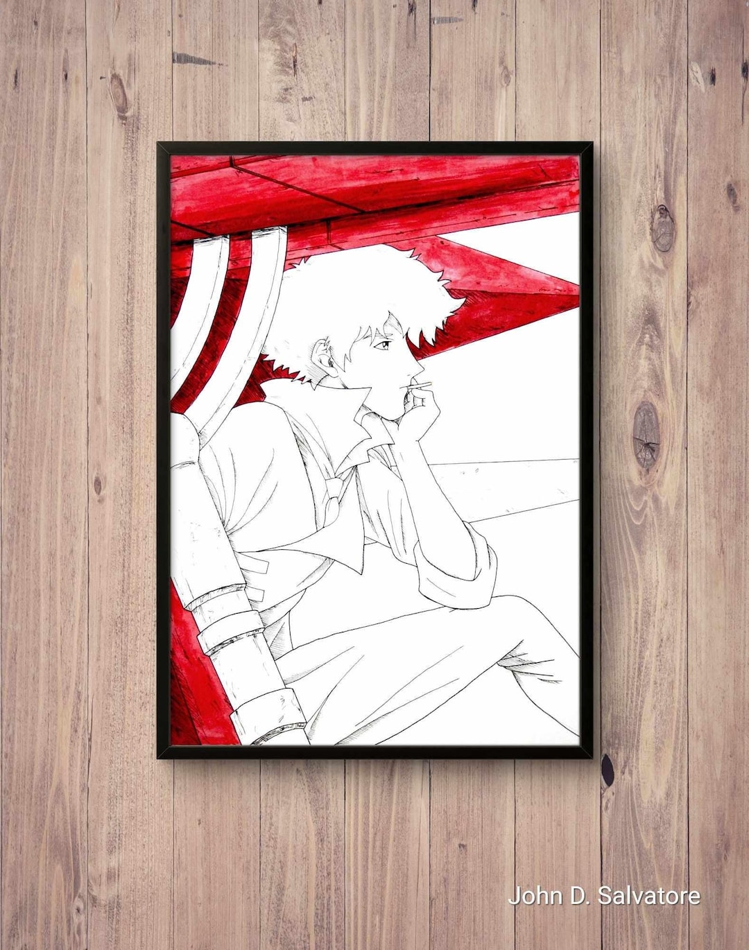 Cowboy Bebop | Anime Art Commission | Watercolor Wallpaper | Spike ...