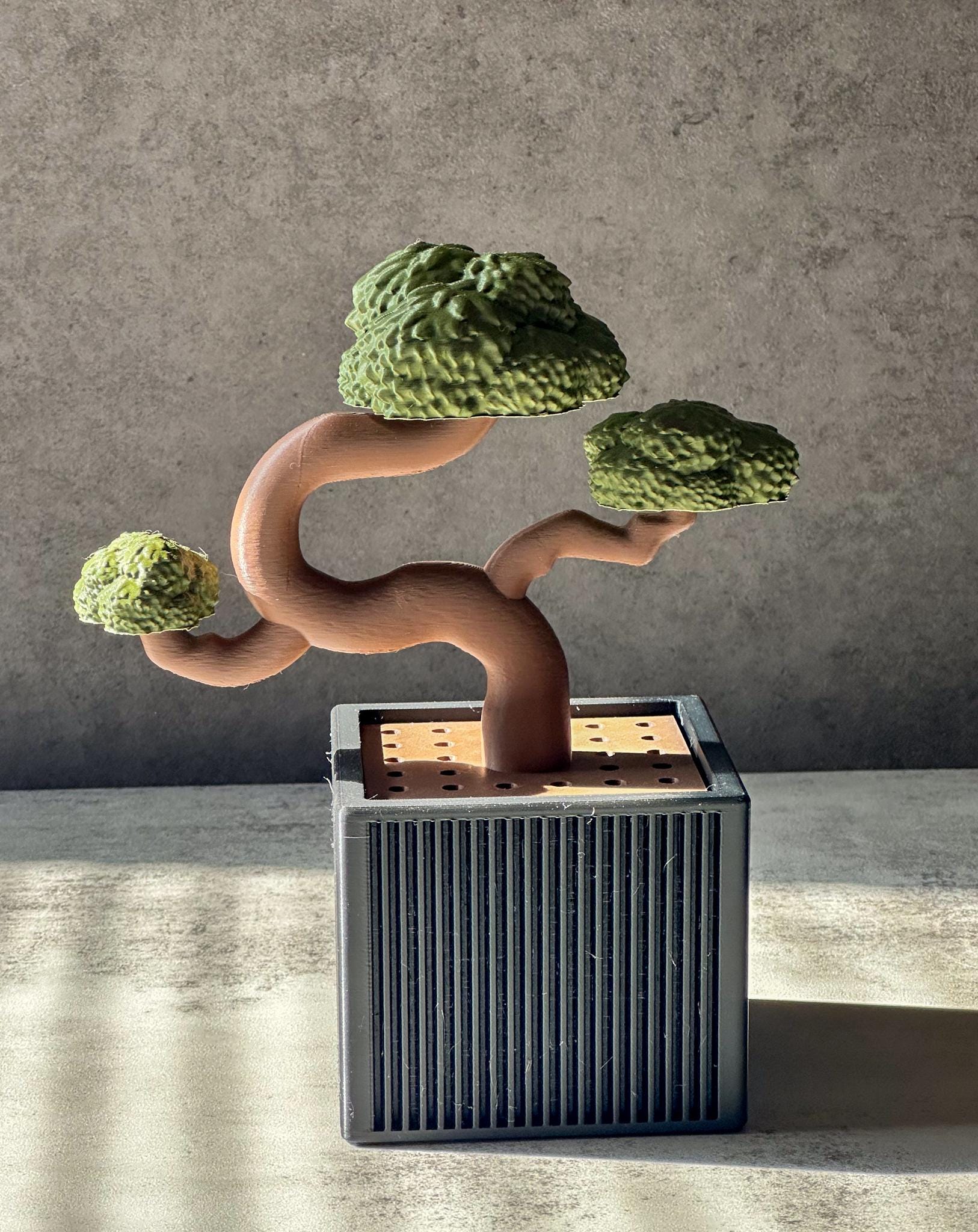 3D Printed Bonsai Tree Desk Gift, Shelf Decor, Potpourri Bowl, Coffee ...