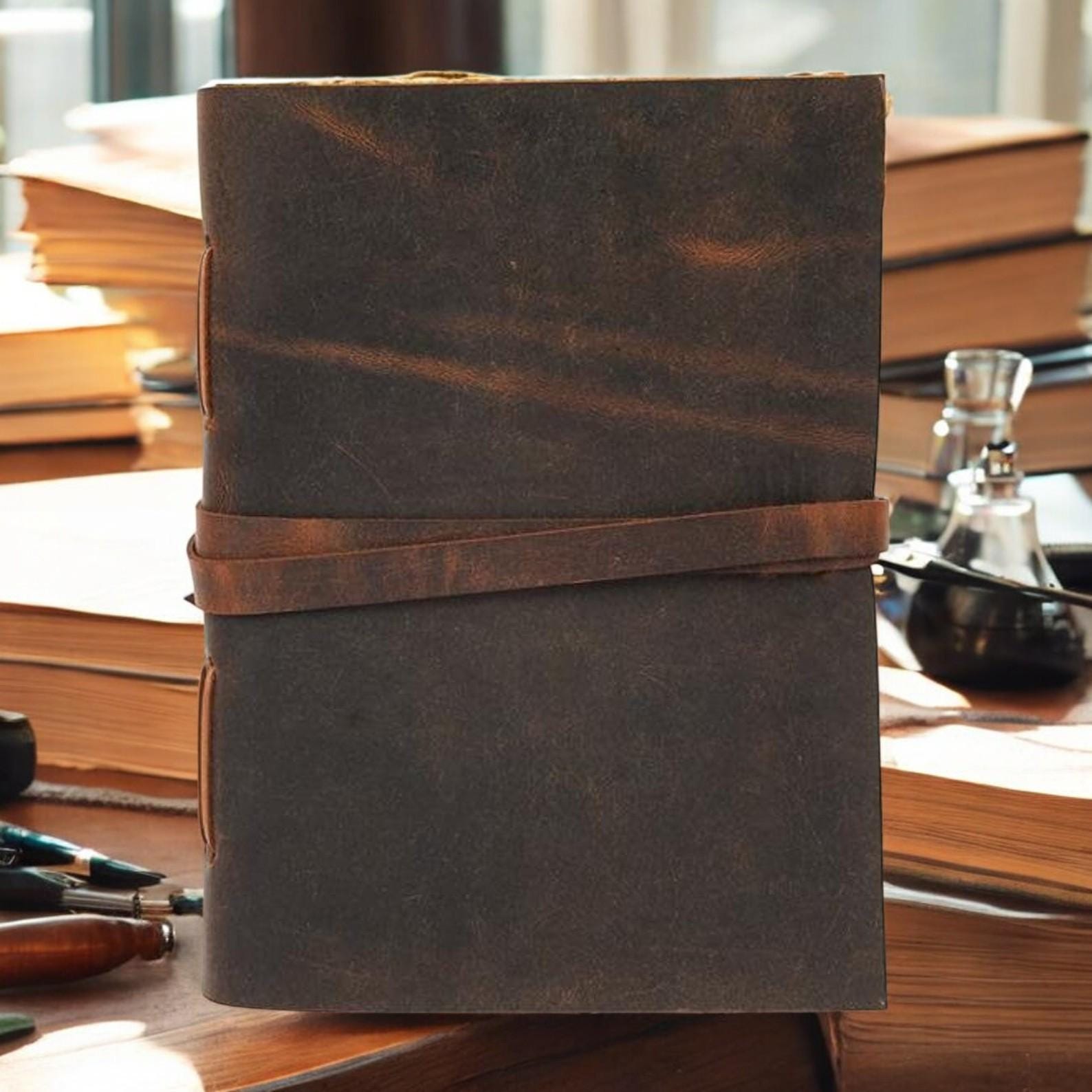 Vintage Looks Leather Journal 100%recycled Paper Journal, for Notes ...