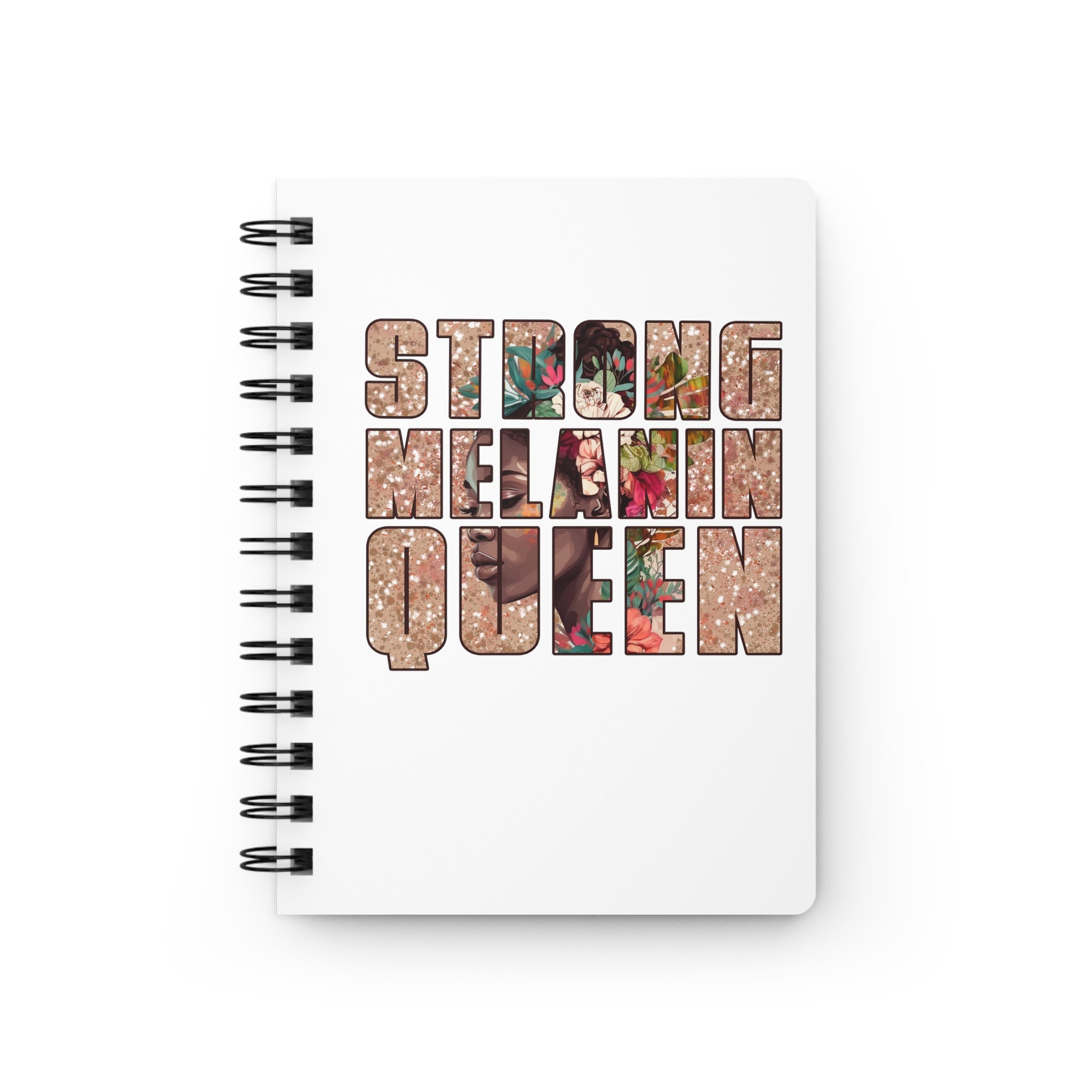 Melanin Queen Spiral Bound Journal - Etsy
