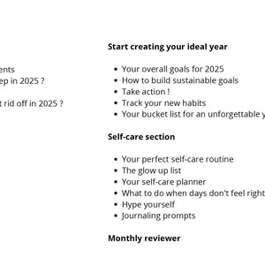 2025 WORKBOOK - Achieve Your Dreams and Create an Unforgettable Year - Etsy
