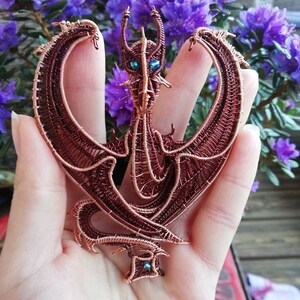 ASTAROT the Leading One - Wire Wrapped Dragon - Etsy