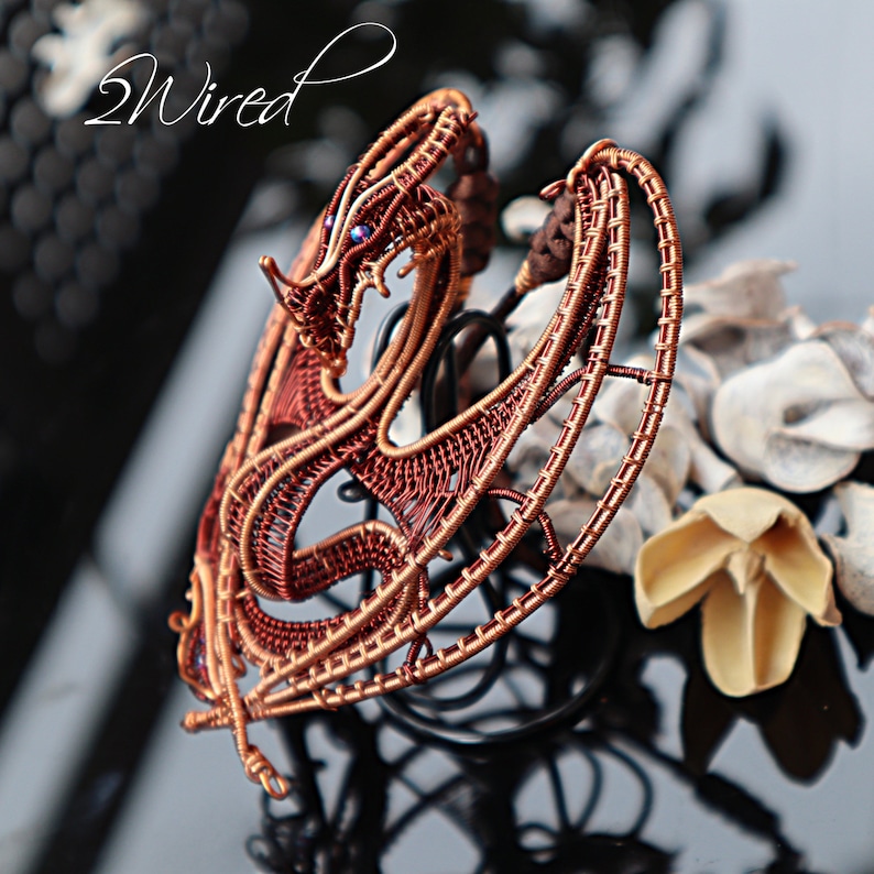 ASTAROT the Leading One - Wire Wrapped Dragon - Etsy