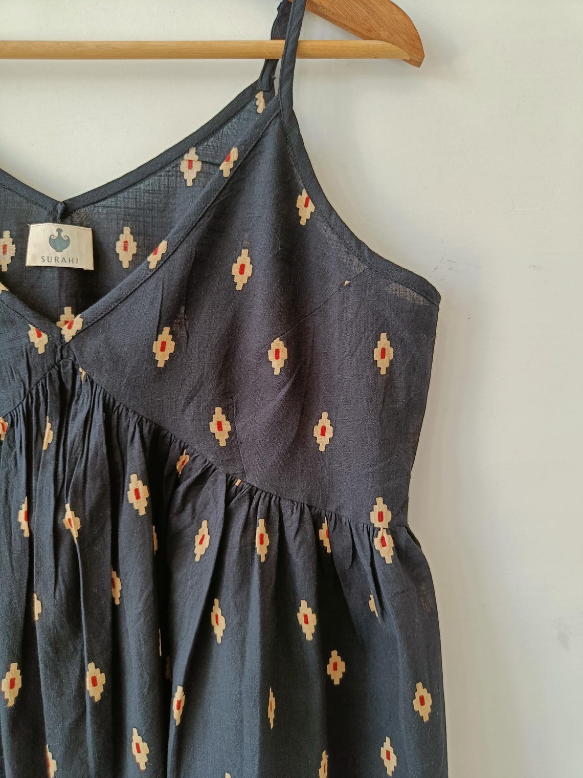 Boho Ikat Print Spaghetti Top || V Neck Strappy Tank Top || Camisole ...