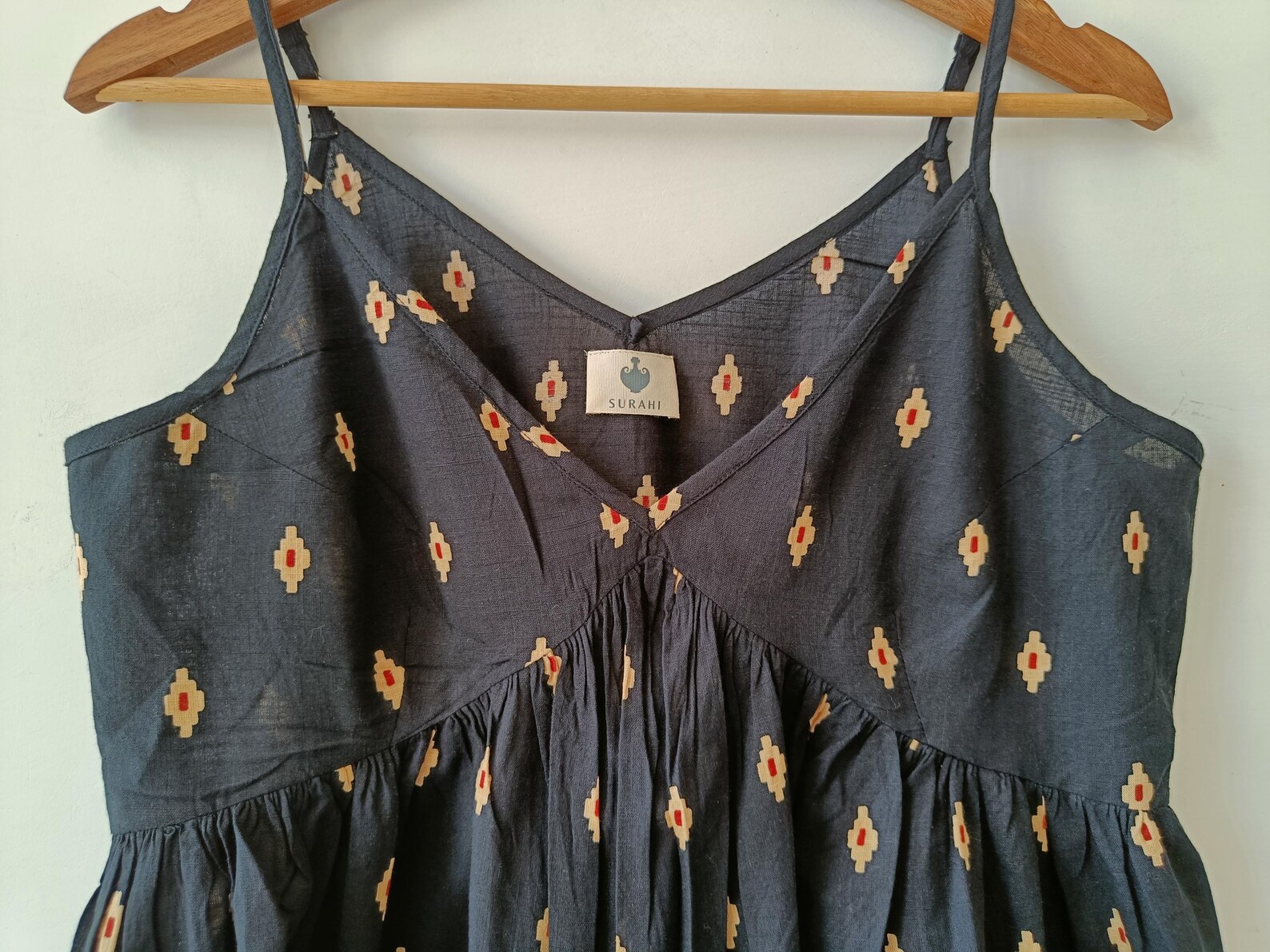 Boho Ikat Print Spaghetti Top || V Neck Strappy Tank Top || Camisole ...