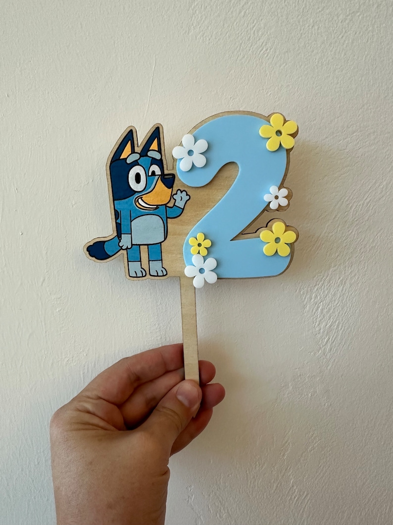 Blue Dog Cake Topper | Blue Healer Birthday Party | Birthday Decor ...